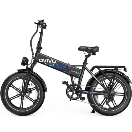 Rower elektryczny składany Ovivo Hyper V2 Black 20"